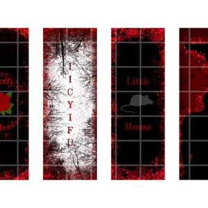 Zade Meadows Bookmarks | Dark Romance Book Boyfriend (digital Download ...