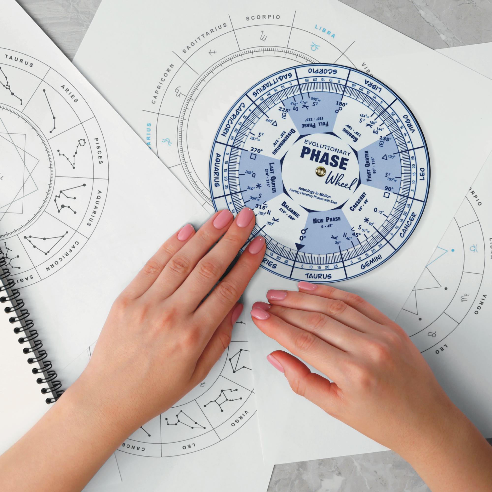 Evolutionary Astrology Phase Wheel – Easy-to-use Study & Reference Tool ...