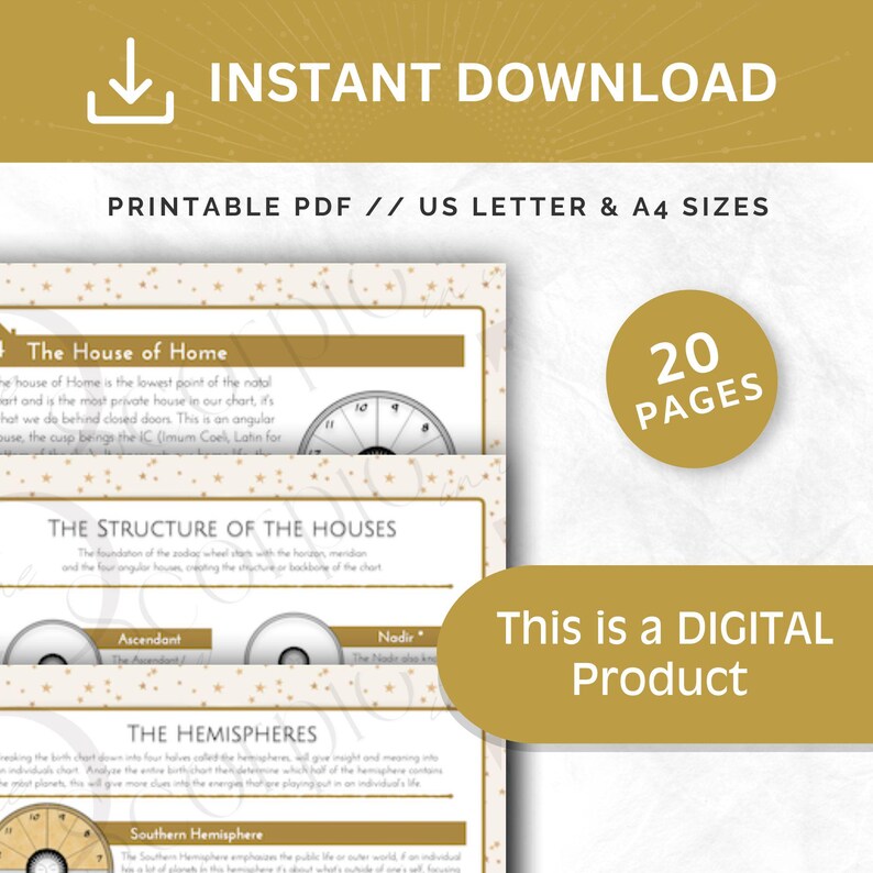 The Ultimate Guide to the 12 Houses in Astrology | Printable Astrology ...