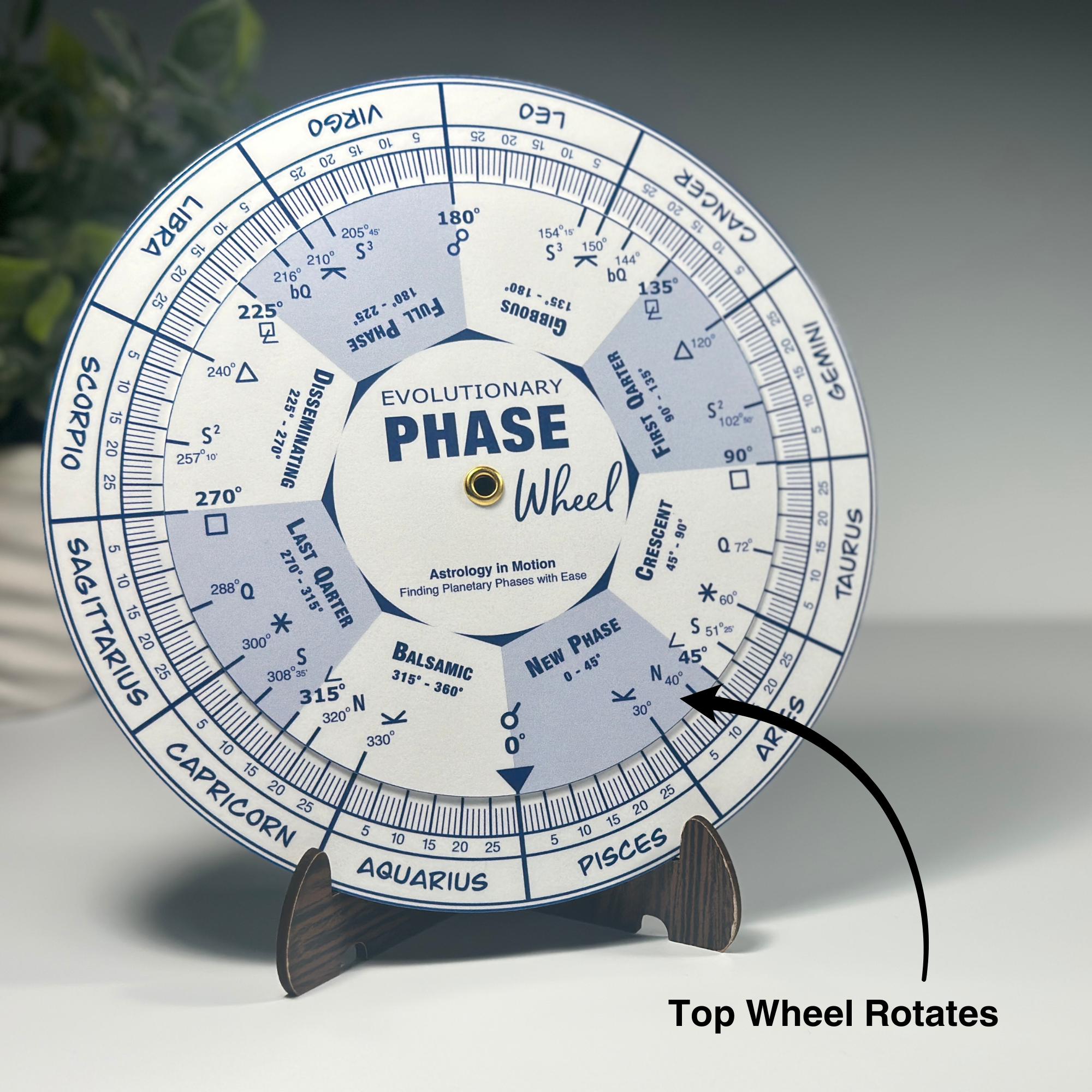 Evolutionary Astrology Phase Wheel – Easy-to-use Study & Reference Tool ...