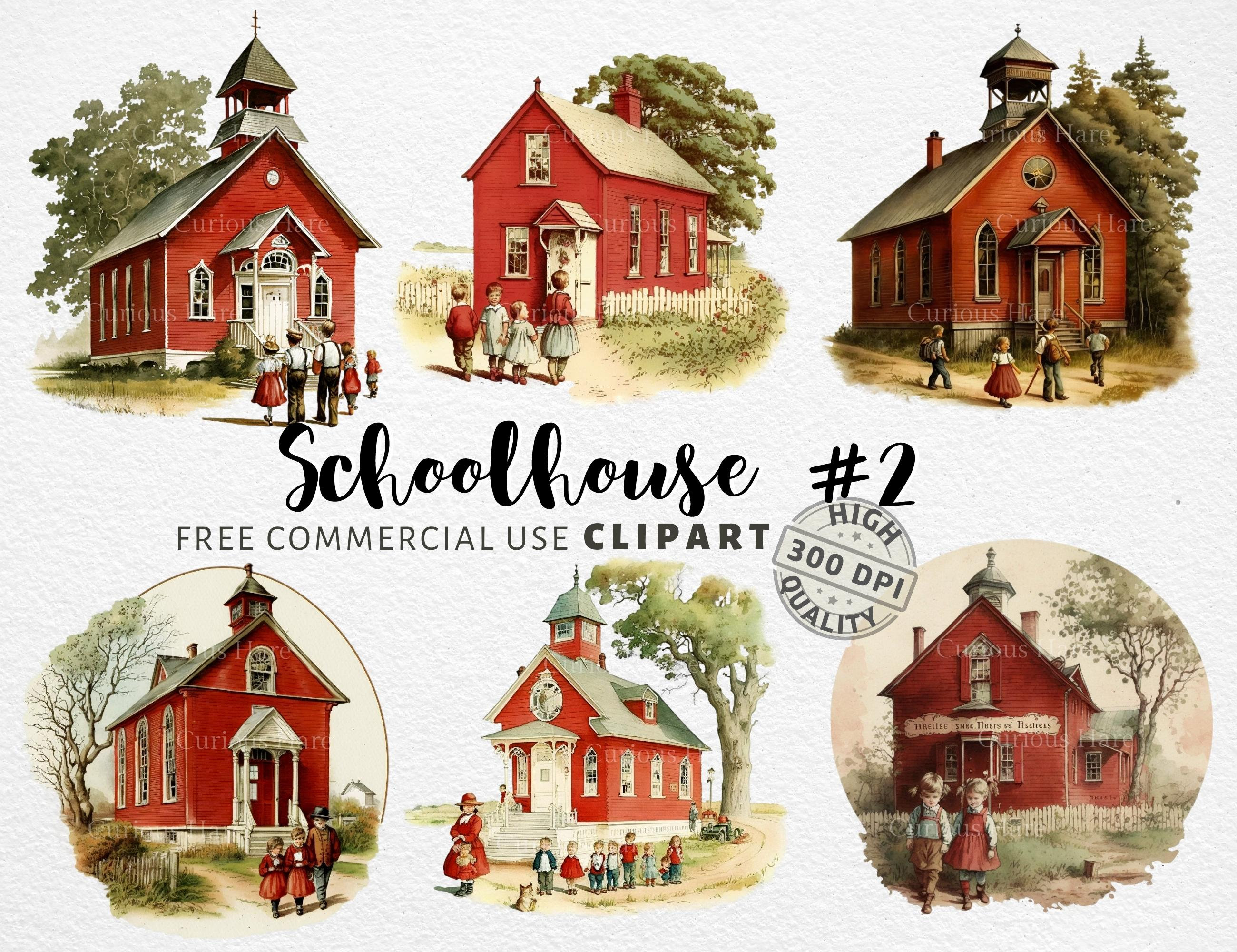 Schoolhouse Clipart For Kids
