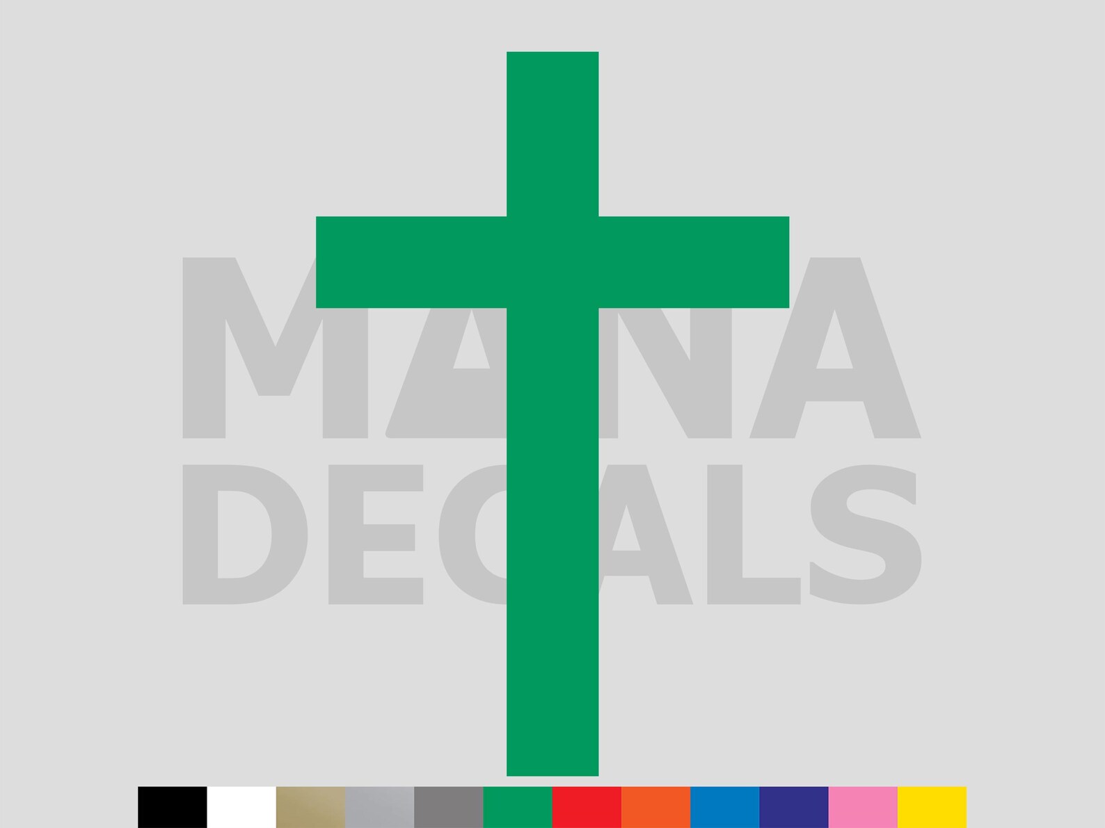Cross Vinyl Die Cut Decal Sticker - Jesus Christ Christian Religious ...