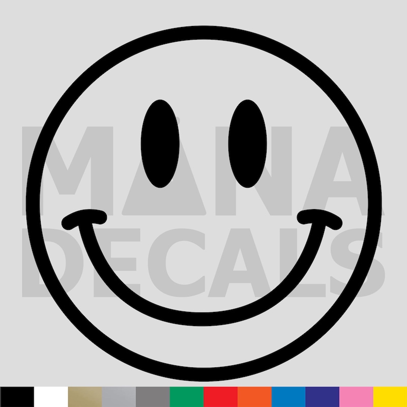 Smiley Face Stickers - Etsy