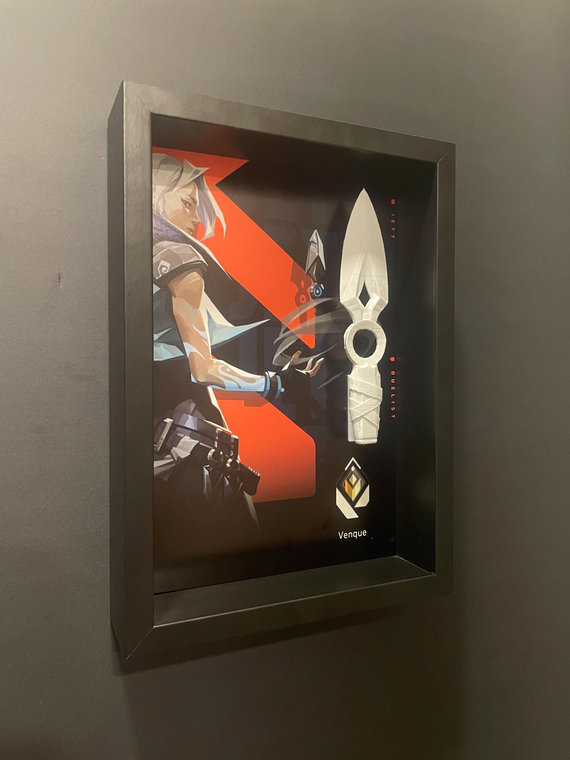 Custom 3D Valorant Weapon Plaque Wall Art – Personalized Gamer Gift ...