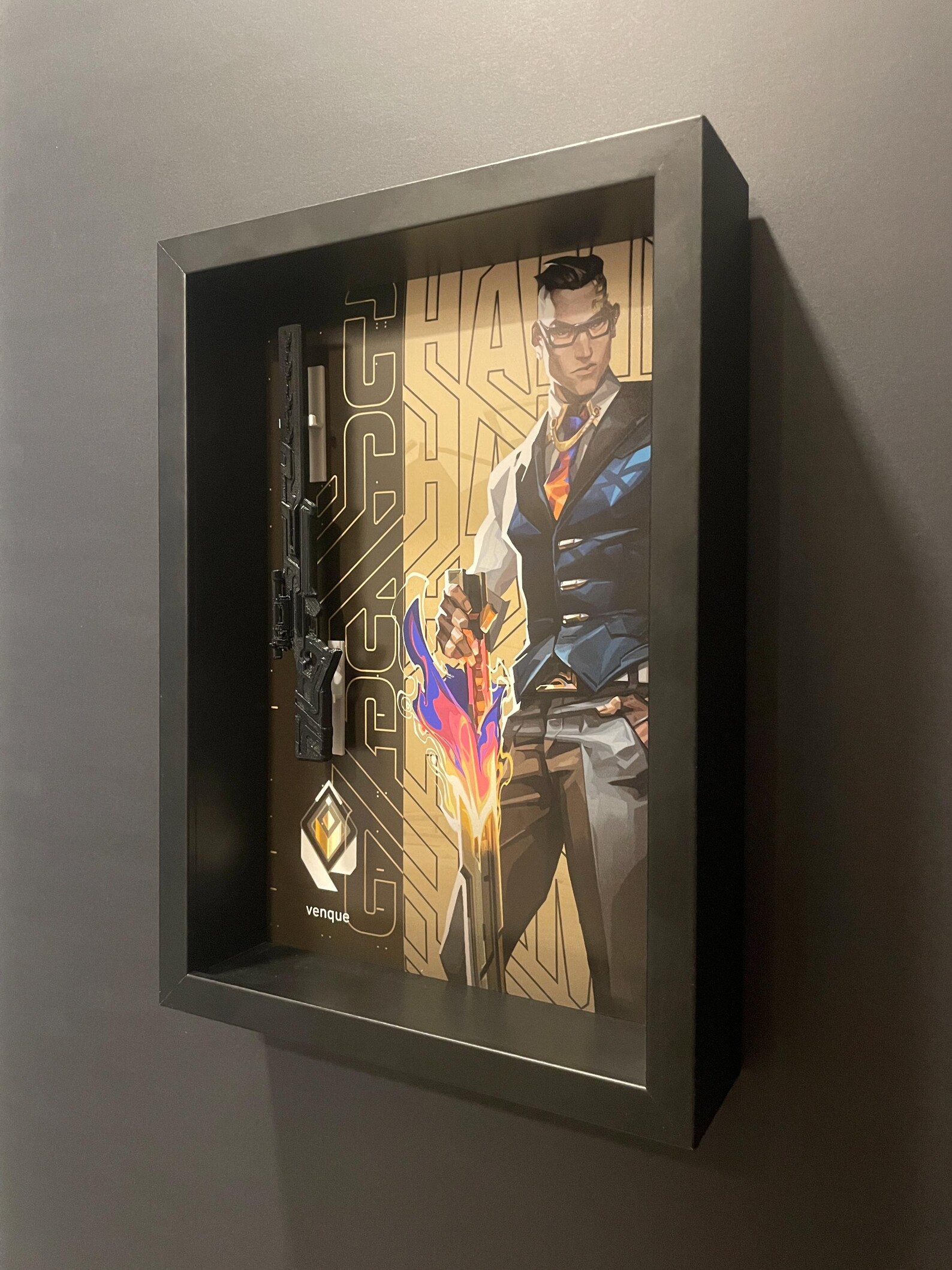 Custom 3D Valorant Weapon Plaque Wall Art – Personalized Gamer Gift ...