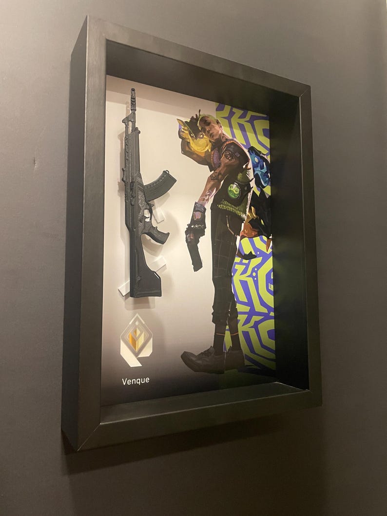 Custom 3D Valorant Weapon Plaque Wall Art – Personalized Gamer Gift ...