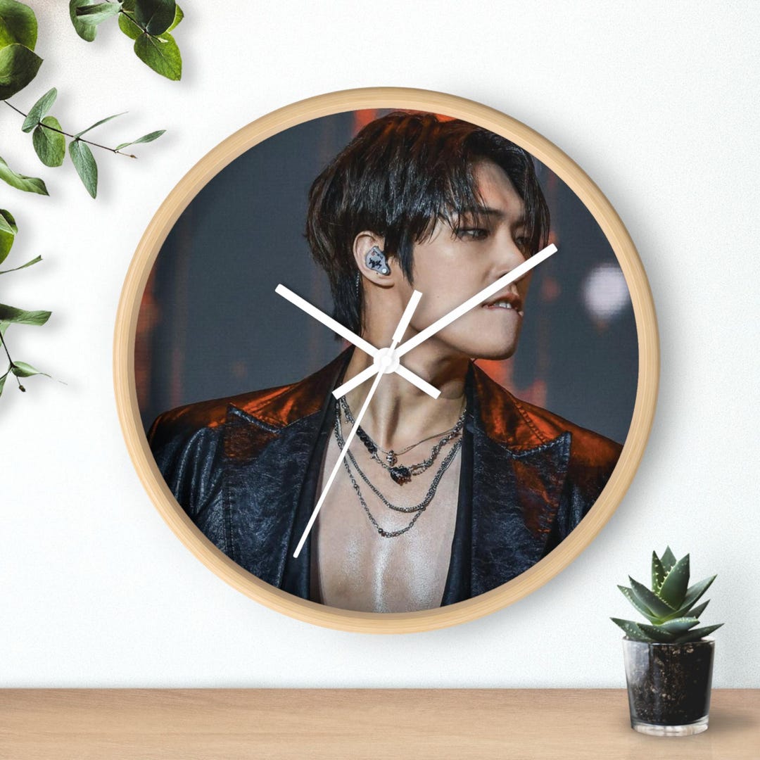 Mingi Wall Clock – Custom ATEEZ Kpop Kitchen Clock, Personalized Gift ...