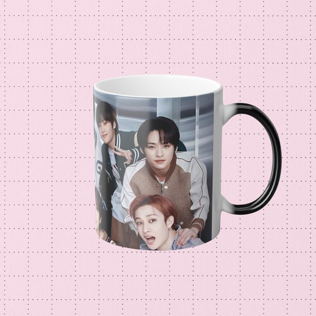 Stray Kids Color Changing Mug – Custom Kpop Heat Reactive Coffee Cup ...