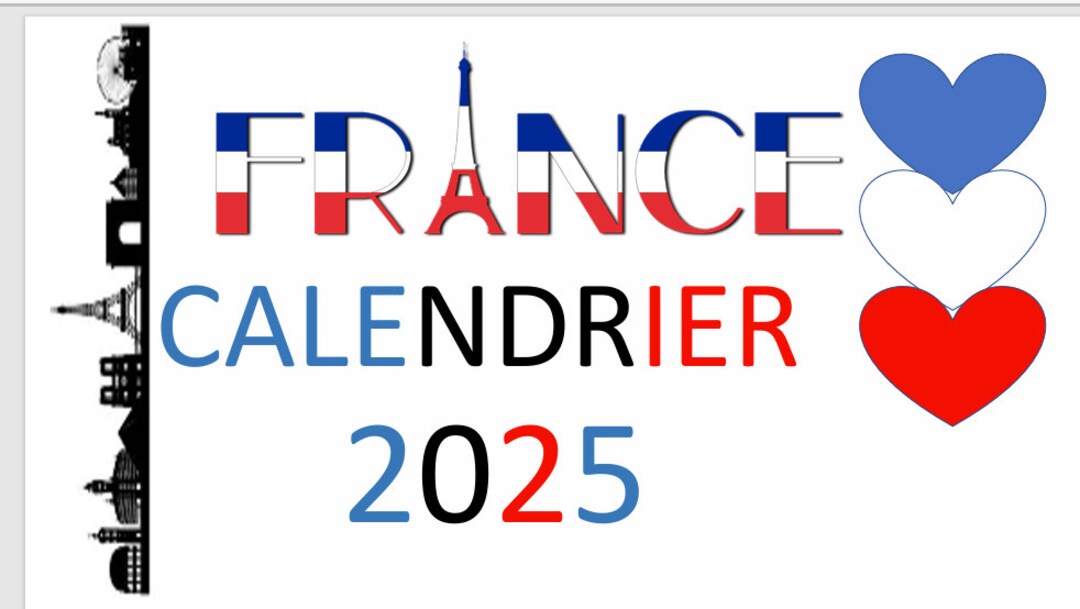 2025 French Calendar Festivals and Traditions - Etsy