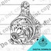 Leather Tooled Cow Tag Digital File – Laser Engraving, Patch Hat Design ...