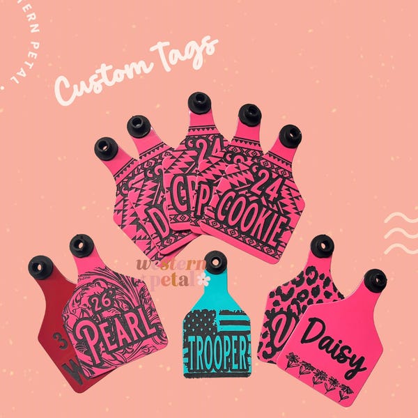 Custom Ear Tags - Etsy