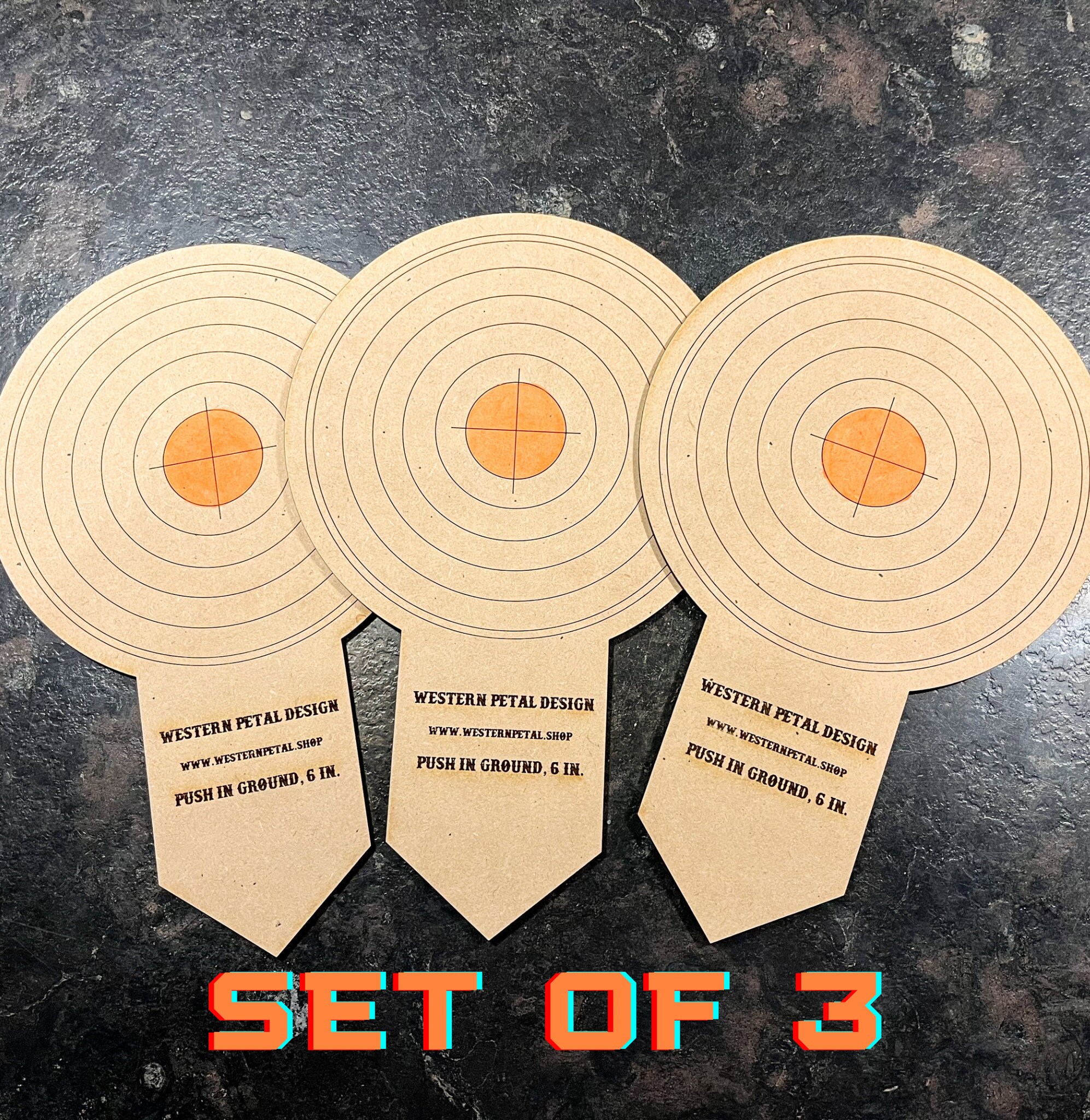 Shooting Target Stick in Ground Laser Cut for Rifle, Pistol, Rimfire - Etsy