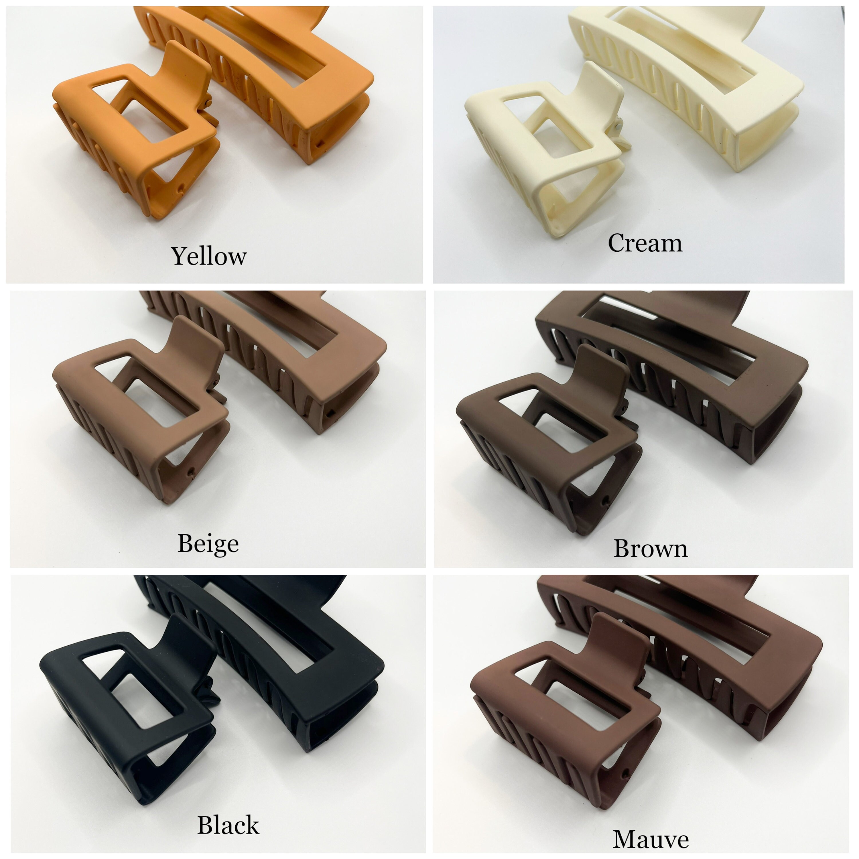 Aztec Mama Tried Western Symbol Hair Claw Clips With Engraved Leather ...