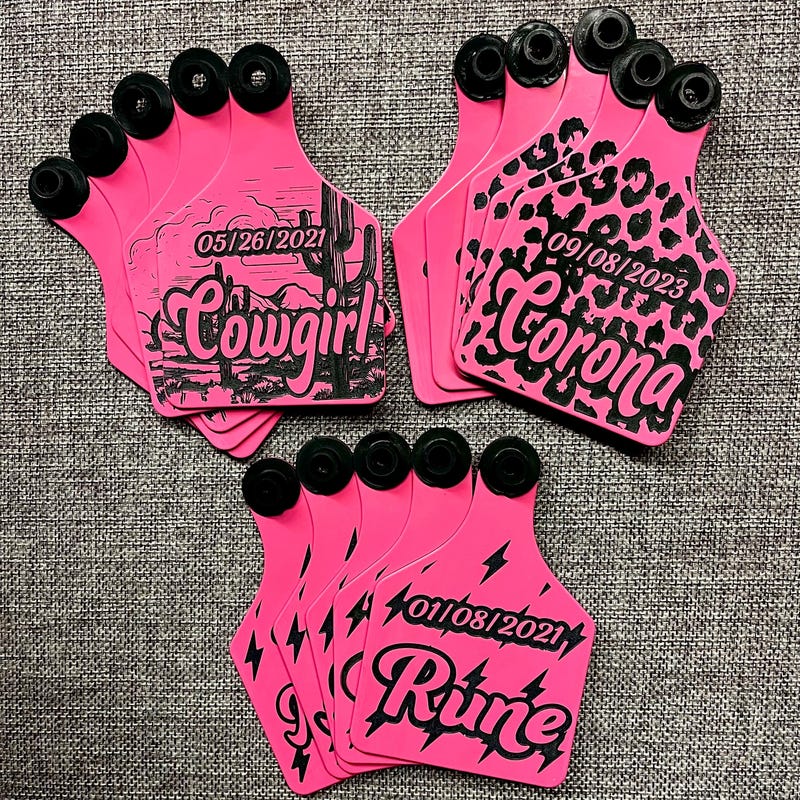 Custom Ear Tags - Etsy