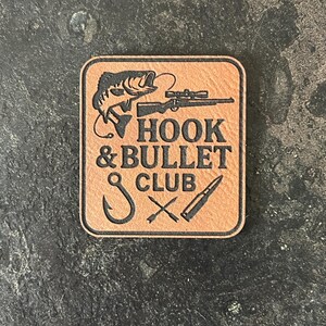 Hook & Bullet Club Hat Patch SVG- Funny Laser Engraving Design, Digital ...