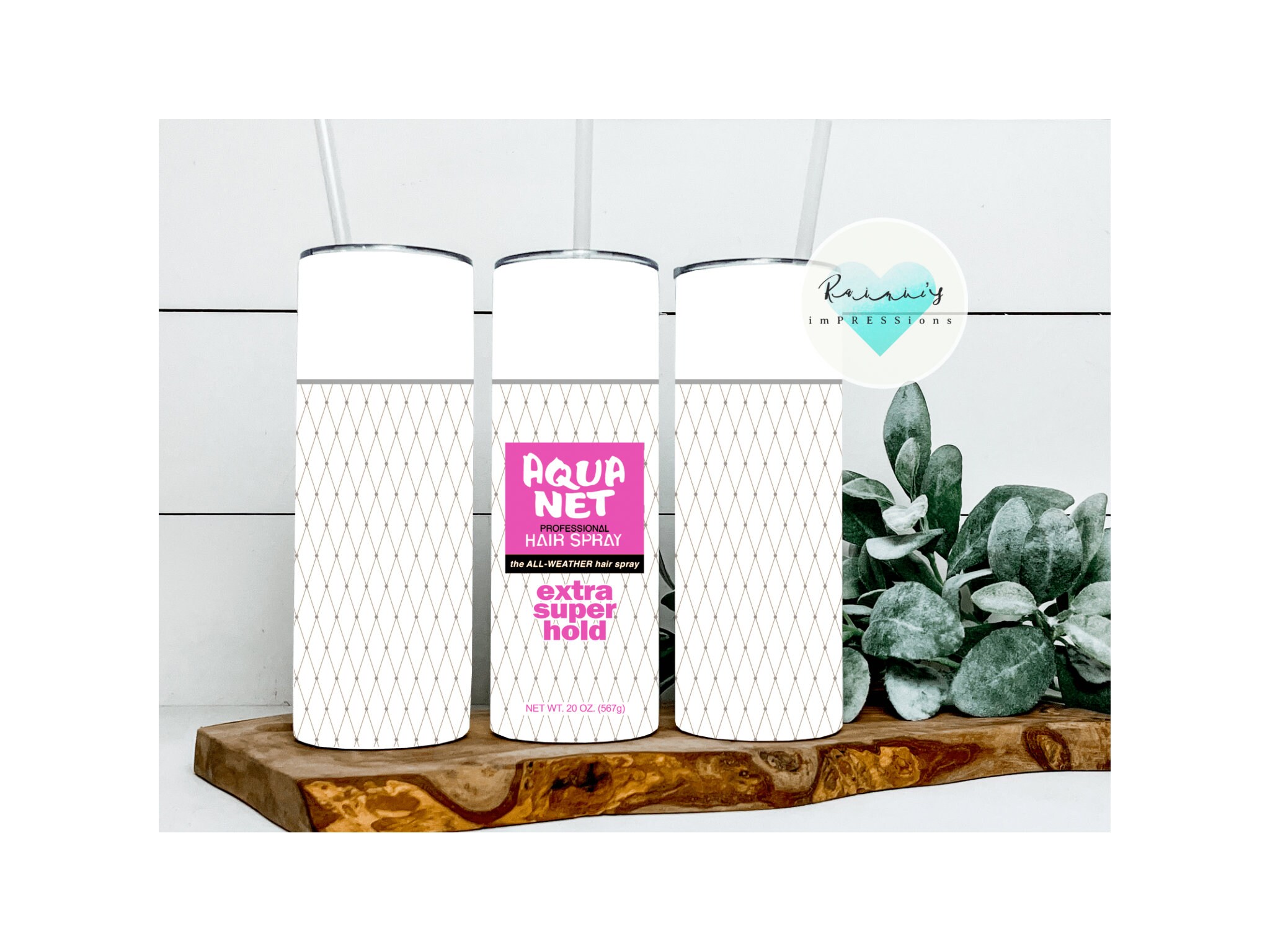 Aquanet Hairspray Tumbler Wrap Ready to Press Transfer for Steel ...