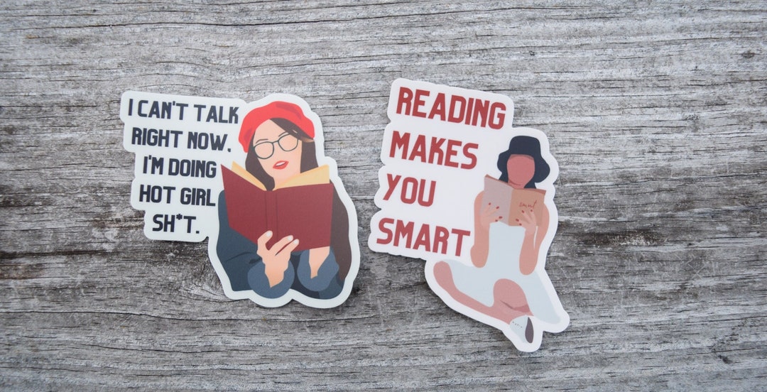 Smut Smart Sticker Hot Girls Read Sticker Vinyl Kindle - Etsy