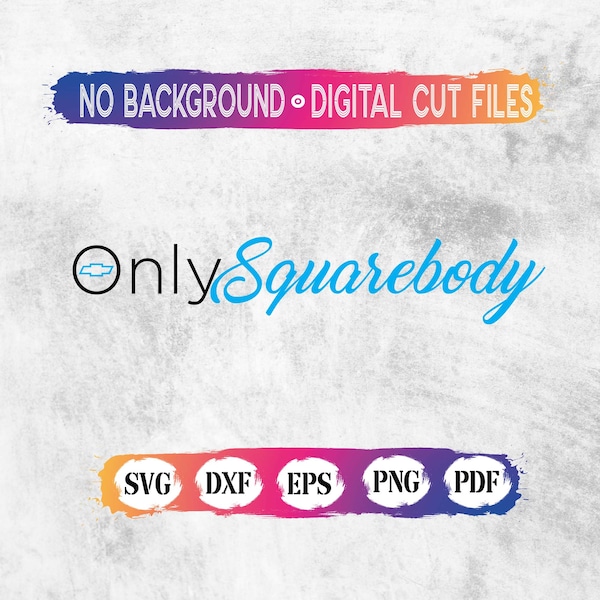 Squarebody Chevy Clipart - Etsy