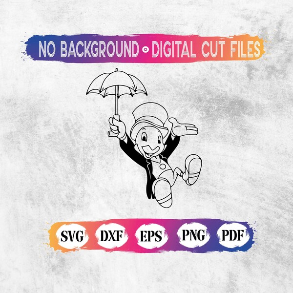 Jiminy Cricket Svg - Etsy