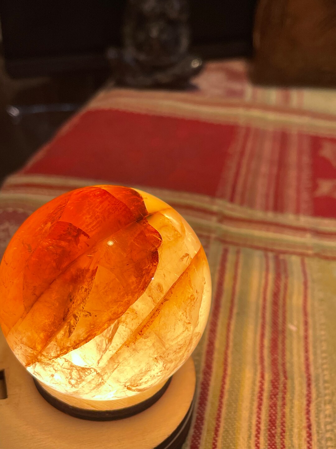 Fire Quartz Sphere - Etsy