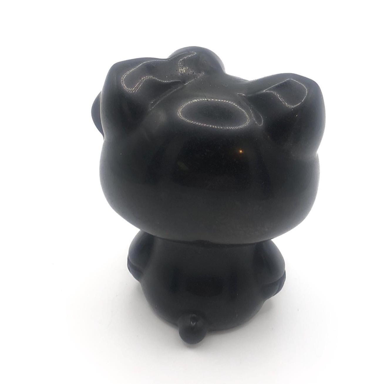 Silver Sheen Obsidian Hello Kitty - Etsy