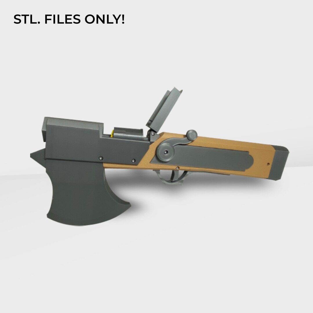 The Axe Gun 3D Printed Dice Launcher for LARP and TTRPG - Etsy UK