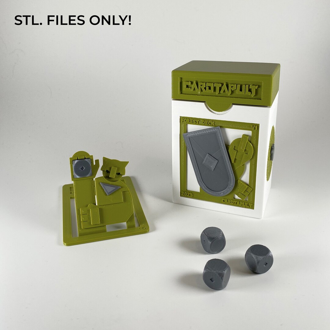 Forest Deck - Cardtapult 3D Printed Shooting Card Game - Etsy
