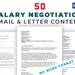 50 Best Salary Negotiation Letters & Emails Content Ready | MS Word ...
