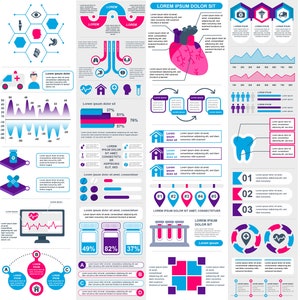 Medical Infographic Elements Data Visualization Vector Design Editable ...