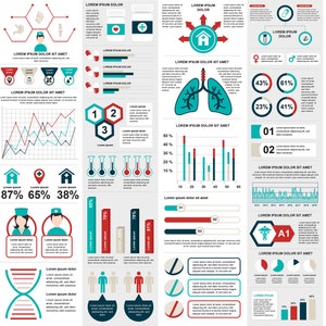 Medical Infographic Elements Data Visualization Vector Design Editable ...