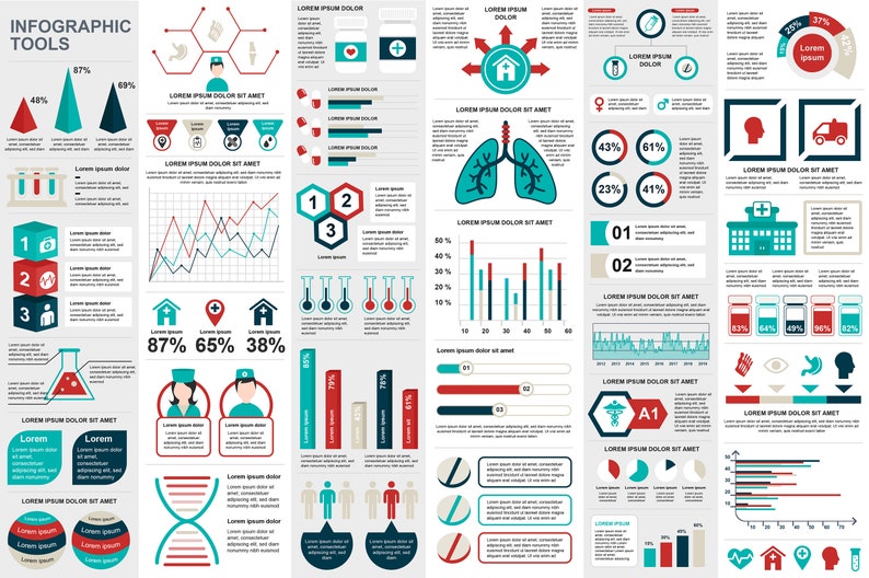 Medical Infographic Elements Data Visualization Vector Design Editable ...