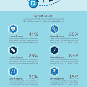 Medical Infographic Elements Data Visualization Vector Design Editable ...
