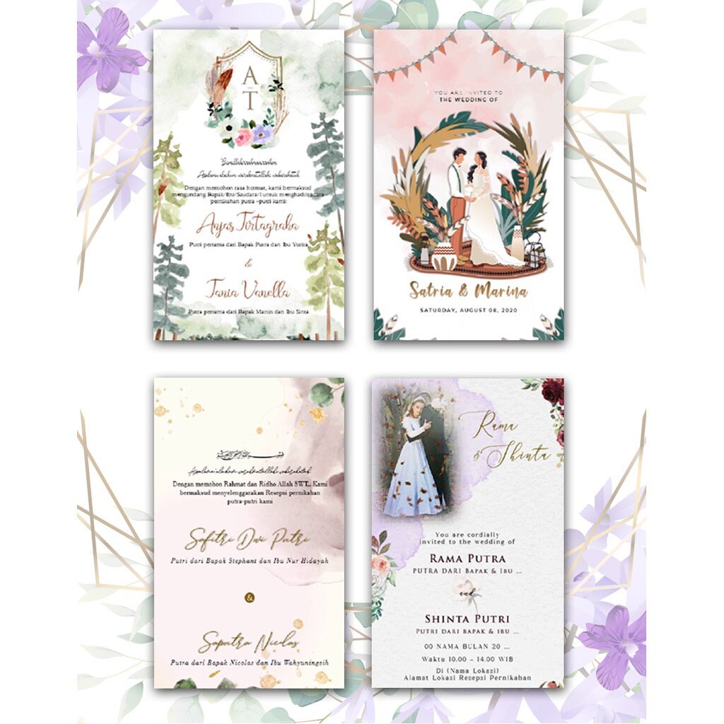 100+ Animated Wedding Invitation Powerpoint Video Template | Easy Rdit ...