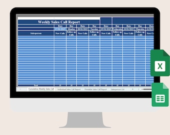 call report template excel
