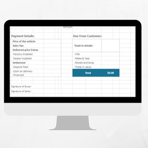 Auto Sales Template, Car Sales Invoice, Auto Invoice Template ...