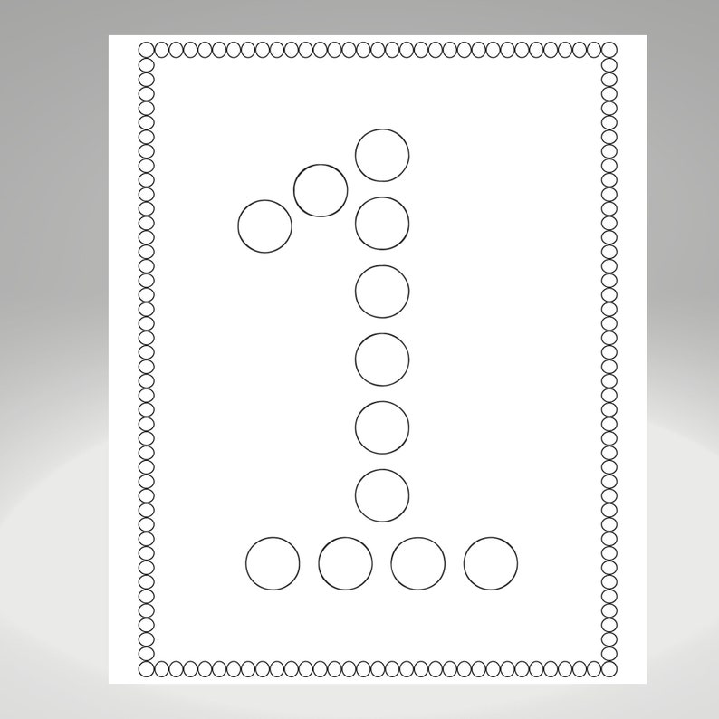 Alphabet Numbers & Shapes Dot Marker Worksheets Do A Dot Printable ...