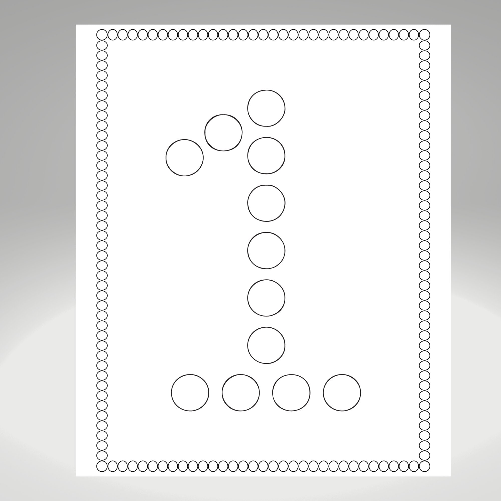 Alphabet Numbers & Shapes Dot Marker Worksheets Do A Dot Printable ...