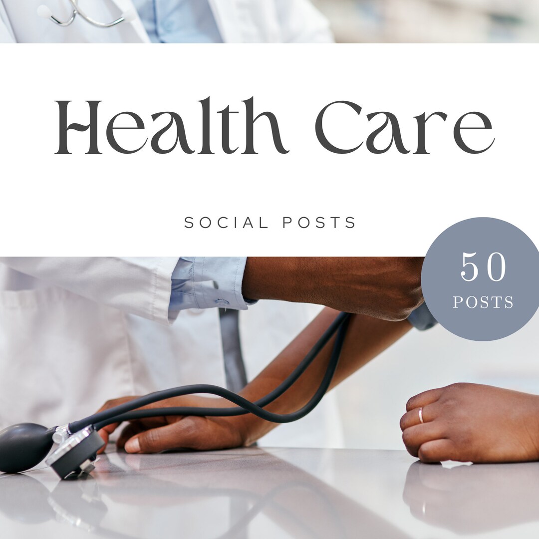 50 Health Care Editable Social Media Posts Medical Instagram Templates ...