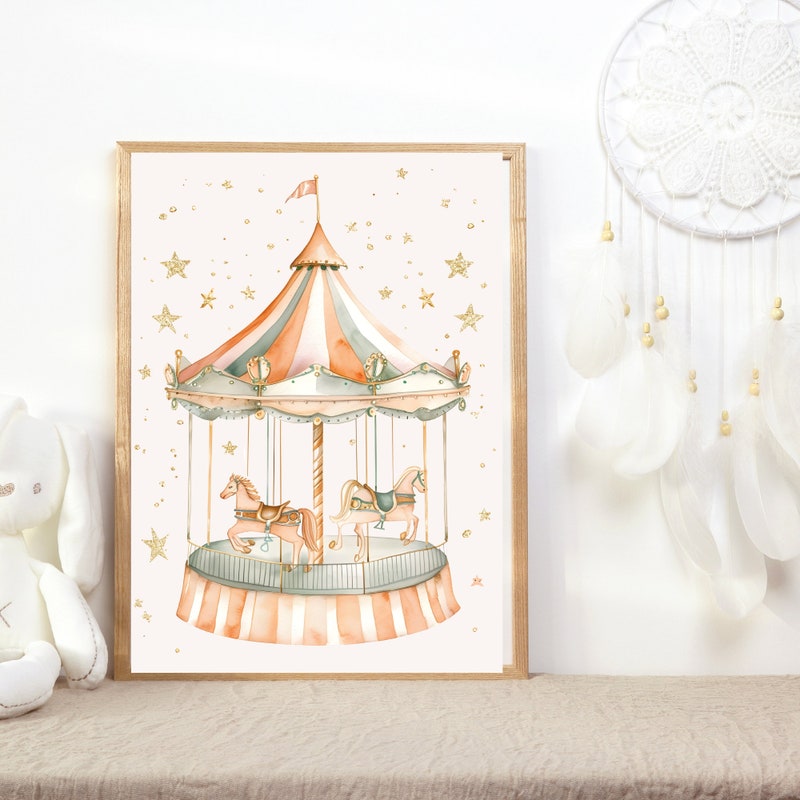 Carousel Print - Etsy