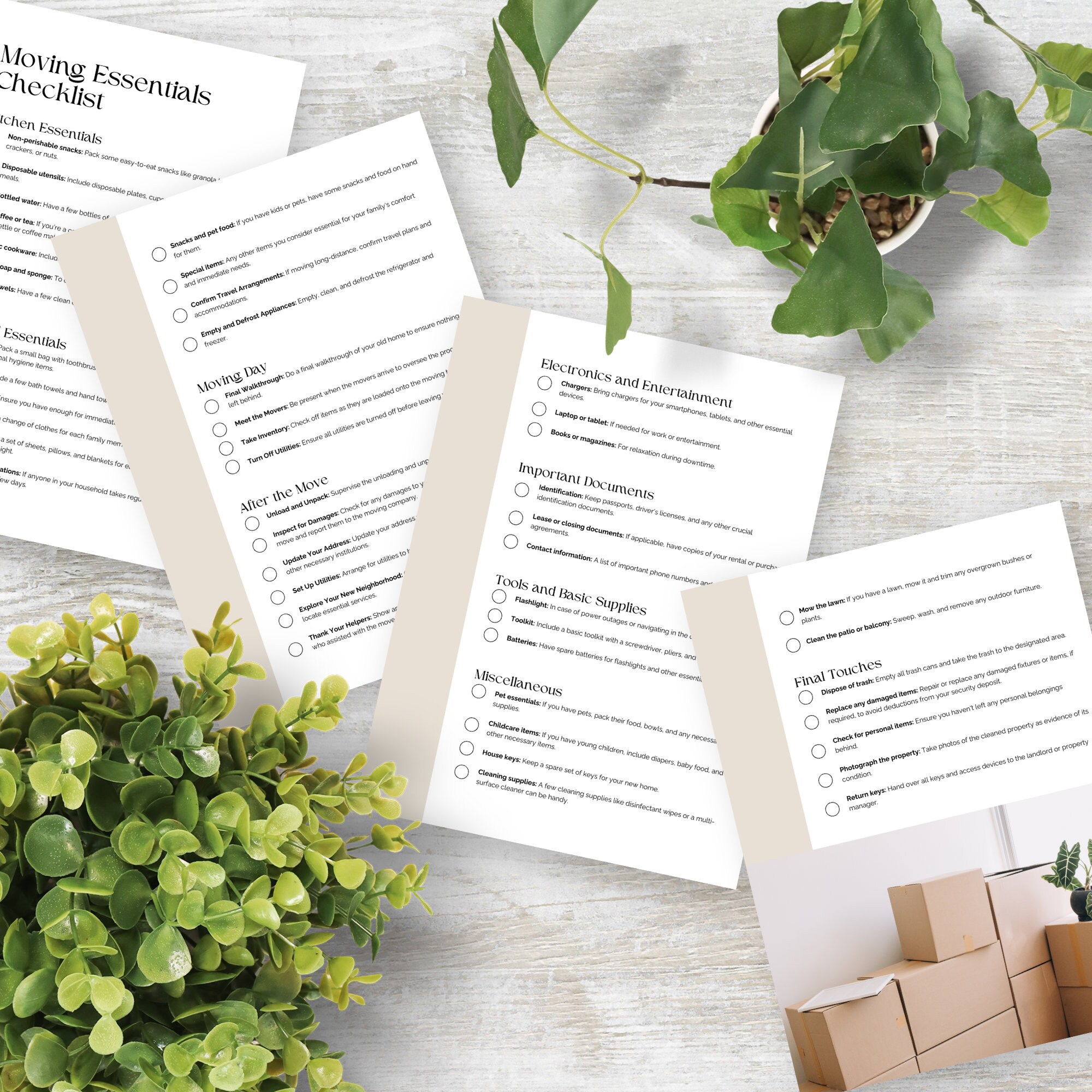 Home Moving Check List, Real Estate Marketing, Lead Magnet, House ...