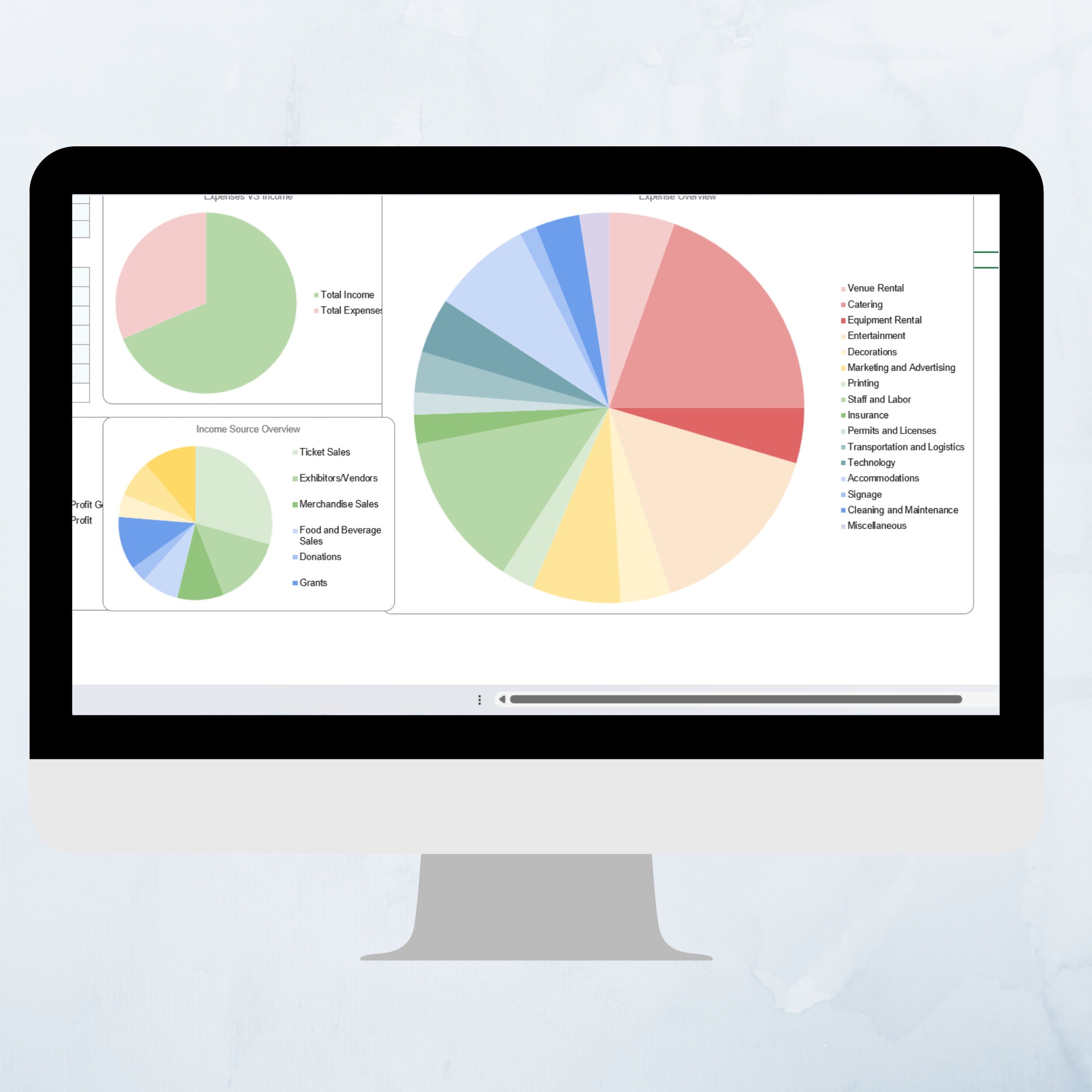 Ultimate Event Budget Tracker Google Spreadsheet, Event Planner, Excel ...