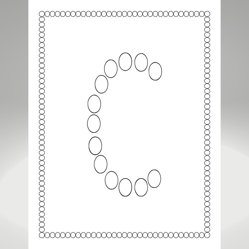 Alphabet Numbers & Shapes Dot Marker Worksheets Do A Dot Printable ...