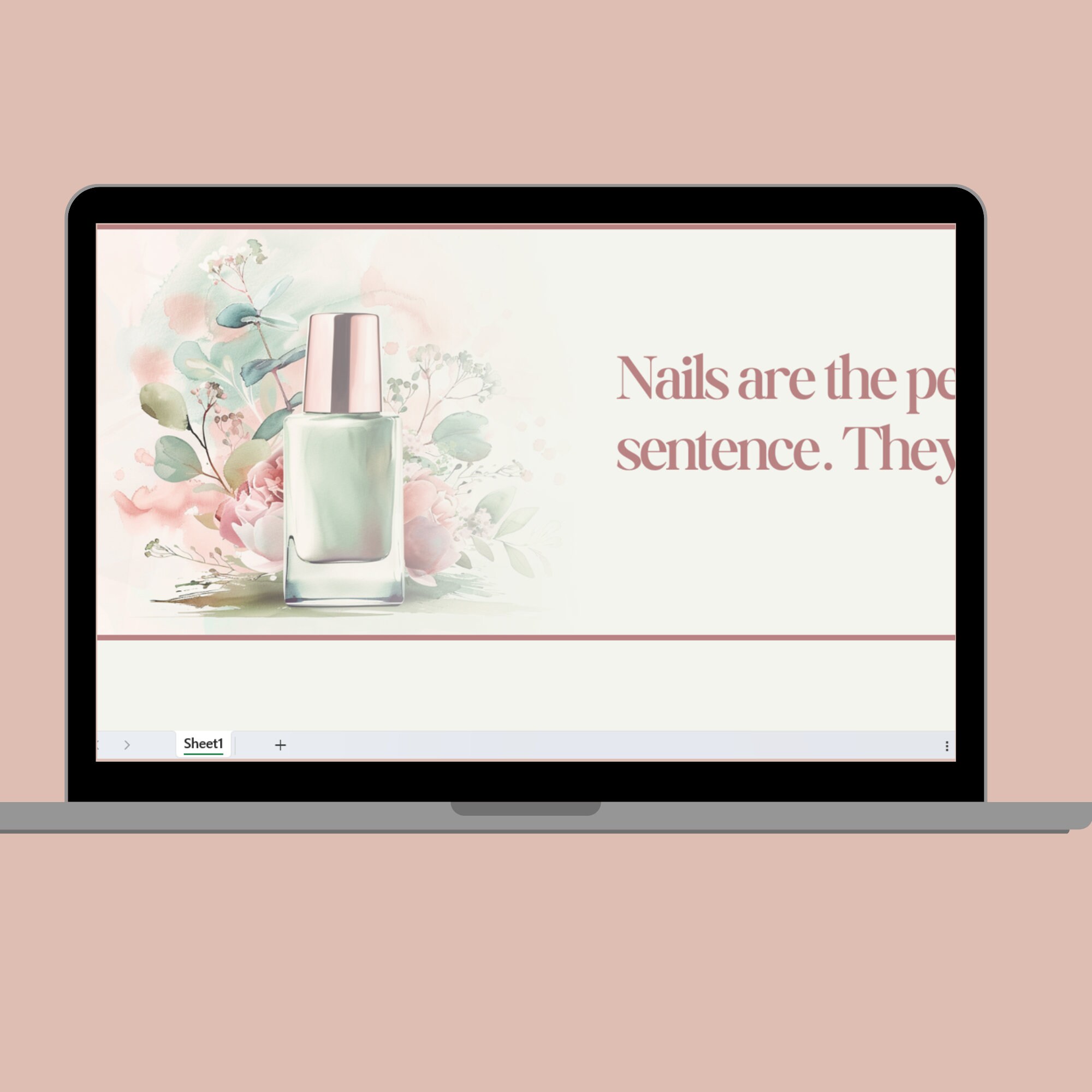 Nail Tech Tracker Spreadsheet, Customer Tracker Google Sheets, Excel ...