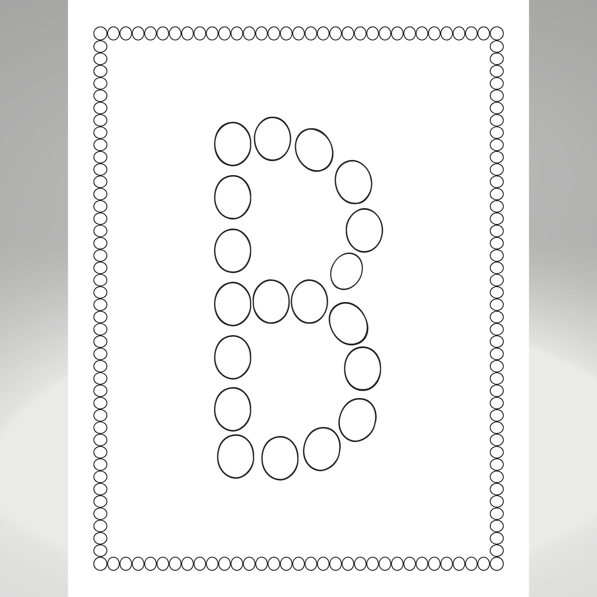 Alphabet Numbers & Shapes Dot Marker Worksheets Do A Dot Printable ...