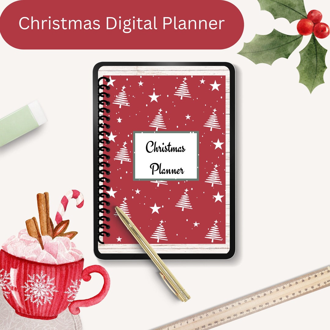 All-in-one Digital Christmas Planner for Goodnotes and iPad | Holiday ...