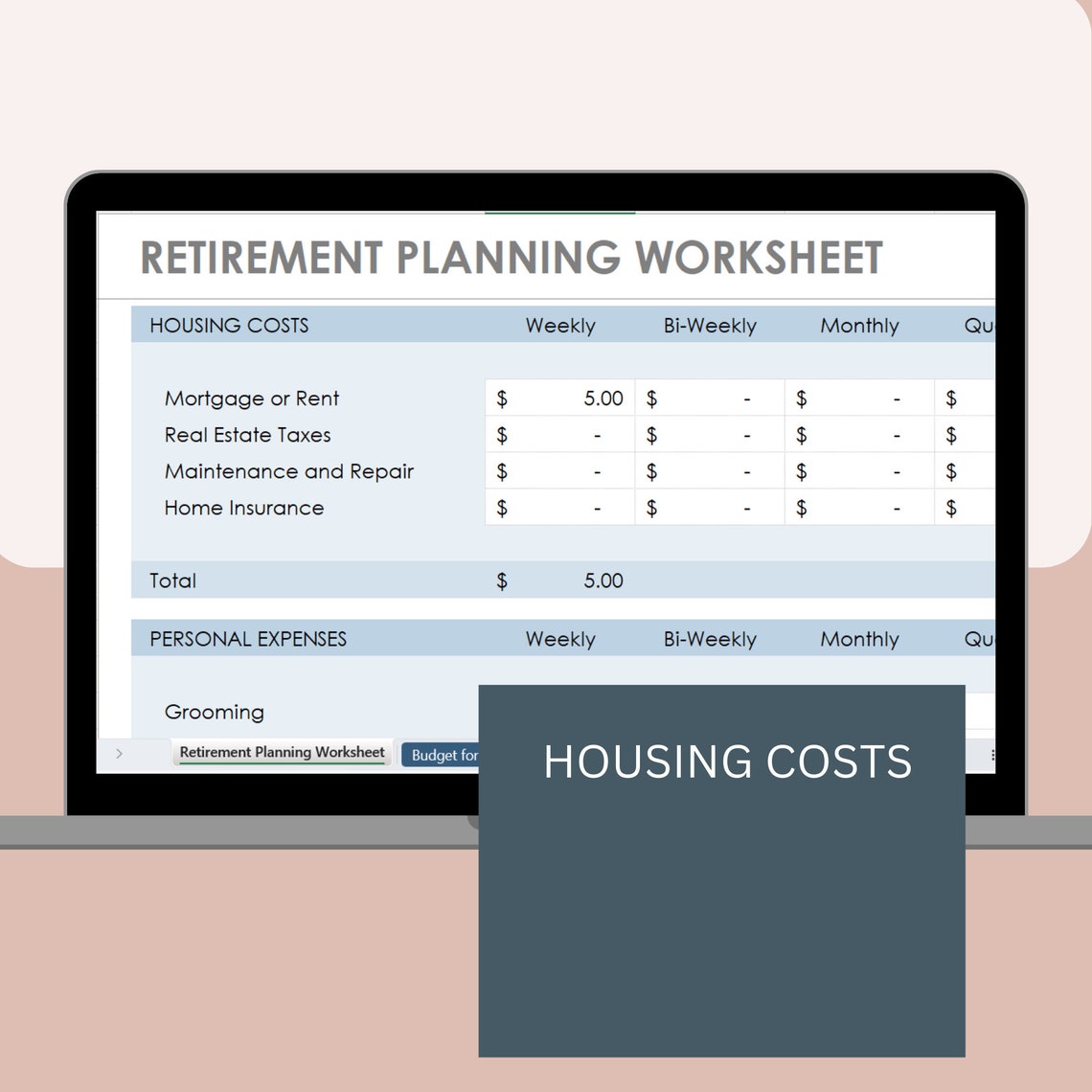 Ultimate Retirement Planner Age Investment Cashflow Calculation ...