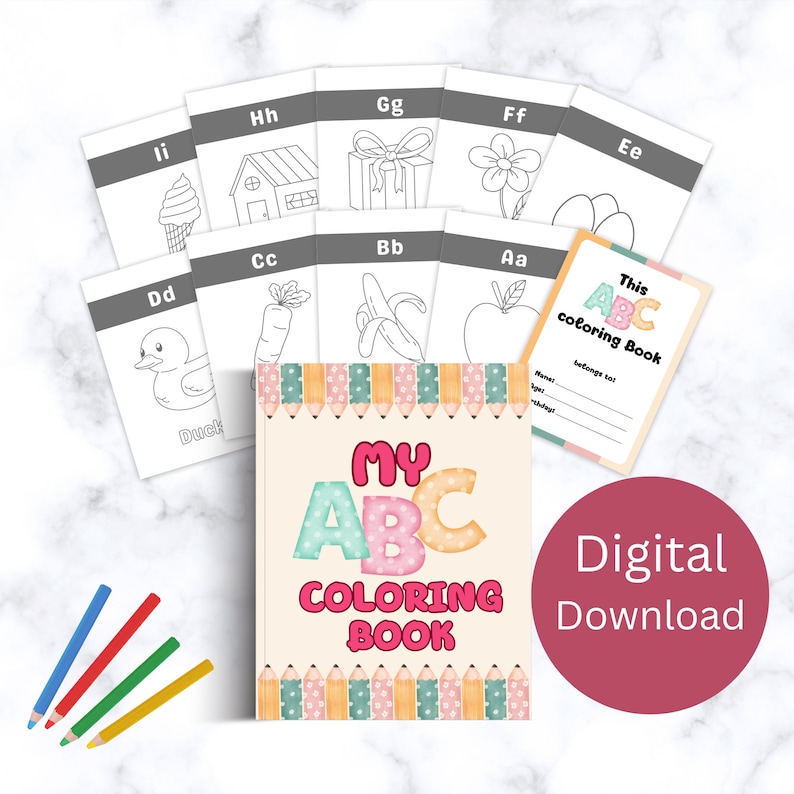 Printable Pre-school Alphabet Simple Coloring Pages, Kindergarten ...