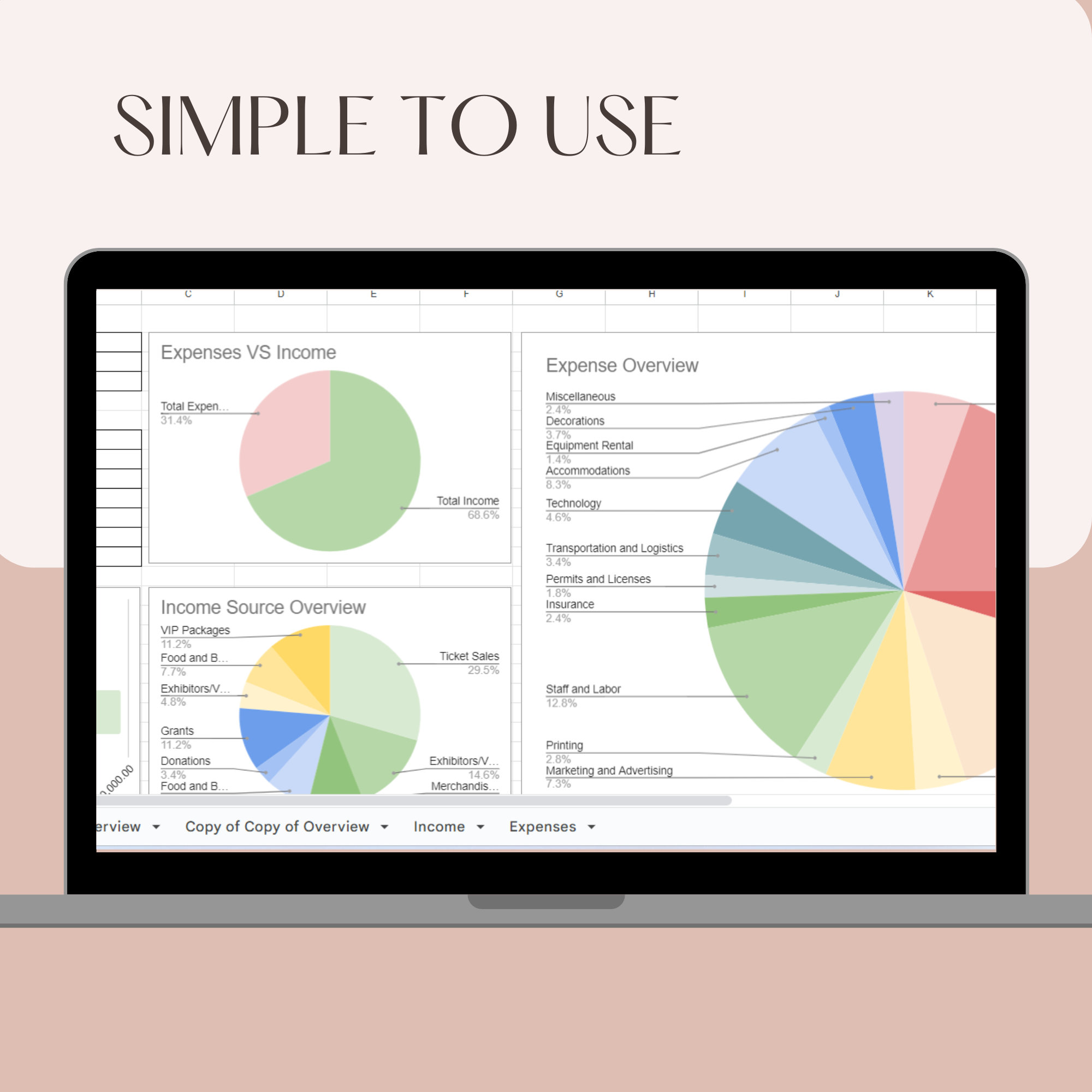 Event Budget Tracker Google Spreadsheet, Event Planner, Excel Events ...