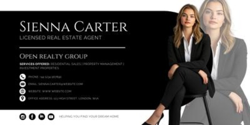 Email Signature Photo Template Bundle Real Estate Marketing ...