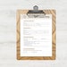 Customizable Three-page Travel Enquiry Form | Editable in Canva Instant ...